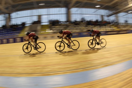 French Track Cycling Championship Velodrome De Editorial Stock Photo ...