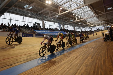 French Track Cycling Championship Velodrome De Editorial Stock Photo ...