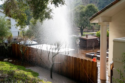 Water Pumped Out Joe Tringalis Flooded Editorial Stock Photo - Stock ...