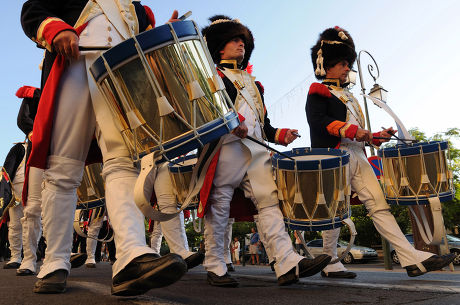 Procession During Napoleon Day Festival Fetes Editorial Stock Photo ...