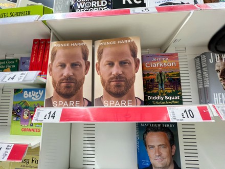 Prince Harrys Book Spare On Sale Editorial Stock Photo - Stock Image ...