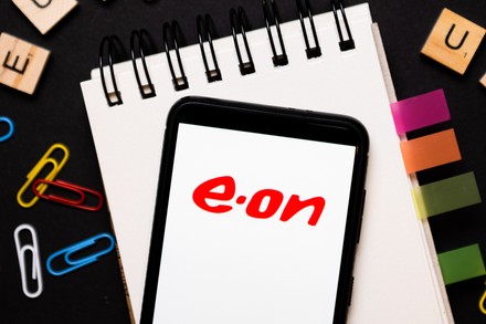 This Photo Illustration Eon Logo Seen Editorial Stock Photo - Stock ...