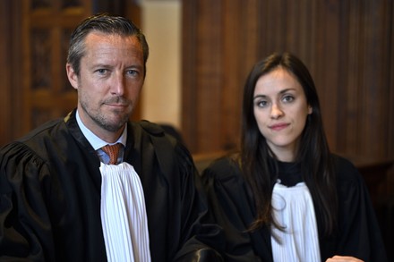Lawyer Alexandre Wilmotte Lawyer Audrey Lamy Editorial Stock Photo ...