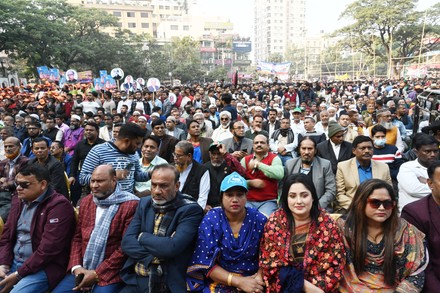 Bangladesh Awami League Partys Activists Gather Editorial Stock Photo ...