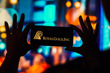 This Photo Illustration Royal Gold Logo Editorial Stock Photo - Stock ...