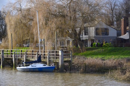 Windy Showery Day Kent Town Faversham Editorial Stock Photo - Stock ...