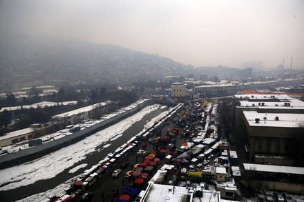 View Snowcovered Area Kabul Afghanistan 11 Editorial Stock Photo ...