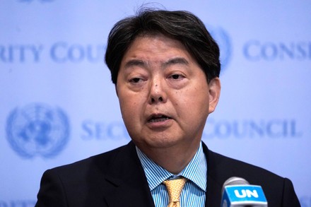 Mr Hayashi Yoshimasa Japanese Minister Foreign Editorial Stock Photo ...