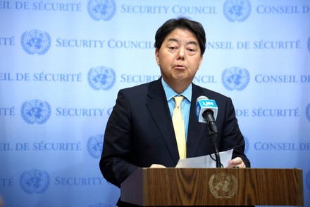 Mr Hayashi Yoshimasa Japanese Minister Foreign Editorial Stock Photo ...