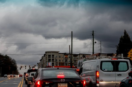 Motorists Sit Heavy Afternoon Traffic Severe Editorial Stock Photo ...