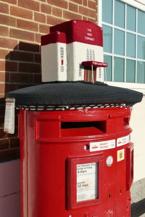 Anonymous Crocheter Yarnsy Creates Post Box Editorial Stock Photo ...
