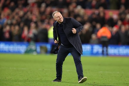 Steve Cooper Manager Nottingham Forest Celebrates Editorial Stock Photo ...