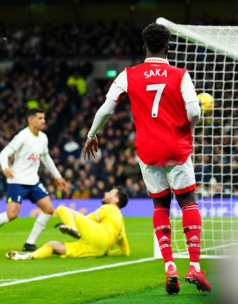 Bukayo Saka Arsenal Sees His Shot Editorial Stock Photo - Stock Image ...