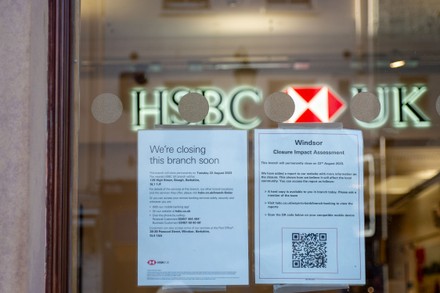 Hsbc Uk Branch Windsor Due Close Editorial Stock Photo - Stock Image ...
