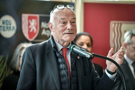 Nouvelle Aquitaine President Alain Rousset Arrives Editorial Stock ...
