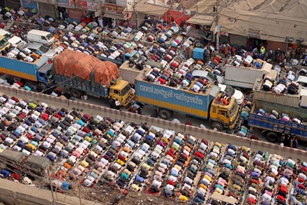 Tens Thousands Muslim Devotees Gathered Today Editorial Stock Photo ...