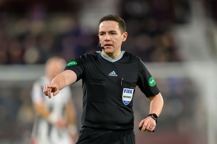 Referee David Munro During Cinch Spfl Editorial Stock Photo - Stock ...