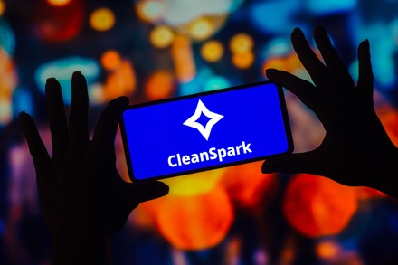 This Photo Illustration Cleanspark Logo Displayed Editorial Stock Photo ...