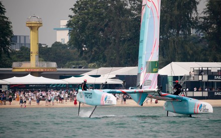Australia Sailgp Team Action During Race Editorial Stock Photo - Stock ...