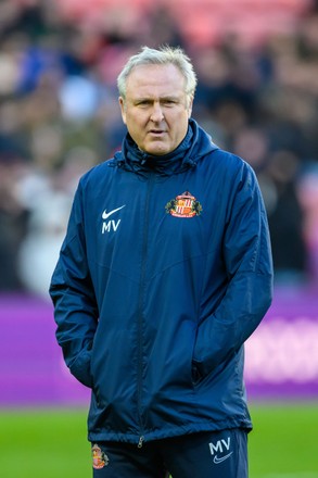 Sunderland Assistant Manager Mark Venus During Editorial Stock Photo ...