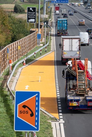 Stopped Vehicle Detection Radars On M4 Editorial Stock Photo - Stock ...