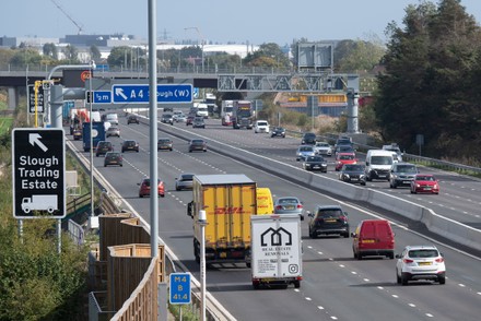 Stopped Vehicle Detection Radars On M4 Editorial Stock Photo - Stock ...