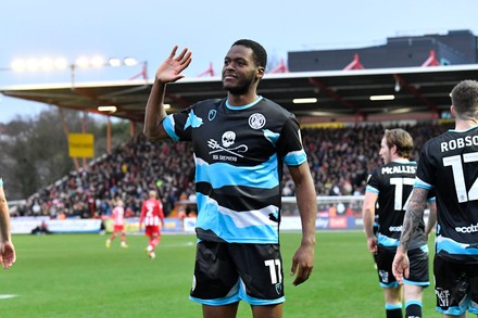 Goal 01 Jordan Garrick 11 Forest Editorial Stock Photo - Stock Image ...