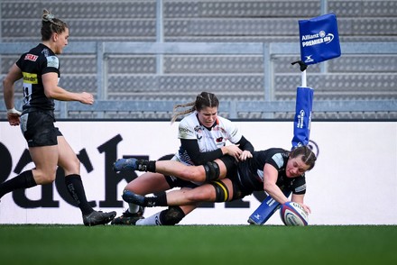 Maisy Allen Exeter Chiefs Scores Try Editorial Stock Photo - Stock ...