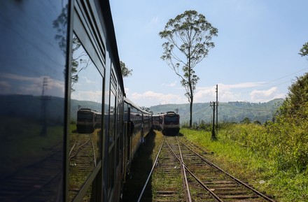 Ella Odyssey Train Heading Badulla On Editorial Stock Photo - Stock ...
