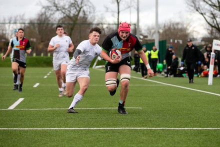 Hal Kennedy Harlequins U18 Runs Ball Editorial Stock Photo - Stock ...