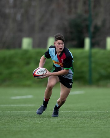 Hal Kennedy Harlequins U18 Dives Over Editorial Stock Photo - Stock ...