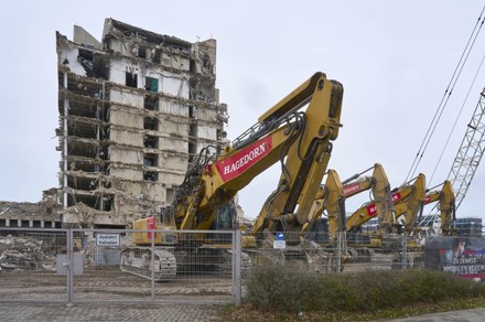 Construction Site Demolition Former Office Building Editorial Stock ...