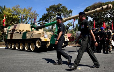 Visitors Having Look Indian Army Equipment Editorial Stock Photo ...