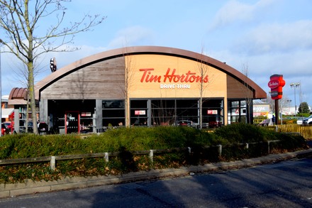 Canadian Fast Food Chain Tim Hortons Editorial Stock Photo - Stock ...