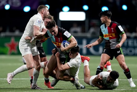 Joe Marler Harlequins Tackled Editorial Stock Photo - Stock Image ...