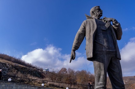 Kosovars Erected Statue Respect Us Ambassador Editorial Stock Photo ...