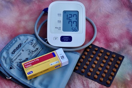 Blood Pressure Tablets Amlodipine Blood Pressure Editorial Stock Photo ...
