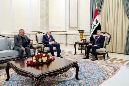 Iraqi President Abd Allatif Rashid Receives Editorial Stock Photo ...