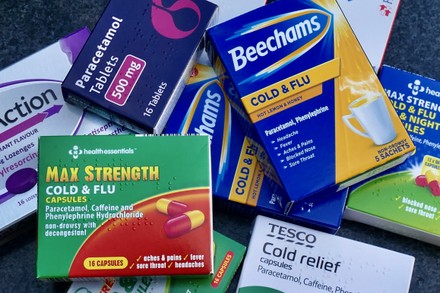 Selection Cold Flu Remedies Available Chemists Editorial Stock Photo ...