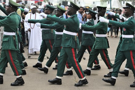 Members Nigerian Armed Forces March During Editorial Stock Photo ...
