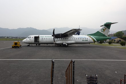 Yeti Airlines Atr 72 Aircraft Pokhara Editorial Stock Photo - Stock ...
