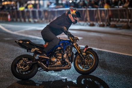 Pictured Red Bull Athlete Motorcycle Stunt Editorial Stock Photo ...