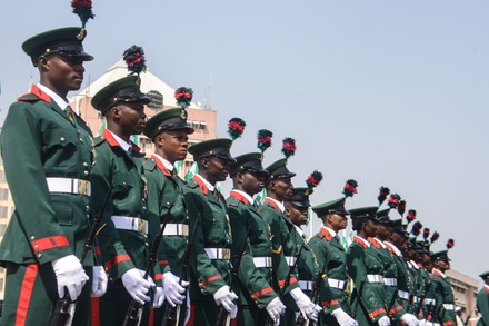 Members Nigerian Armed Forces March National Editorial Stock Photo ...