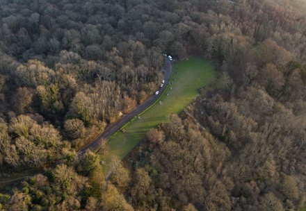 Cordon Remains Place Viewpoint On Gravelly Editorial Stock Photo ...