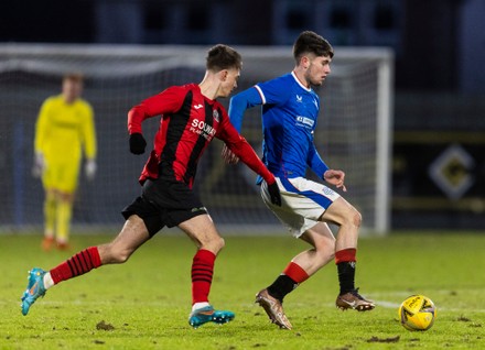 Rangers B Team Forward Connor Young Editorial Stock Photo - Stock Image ...