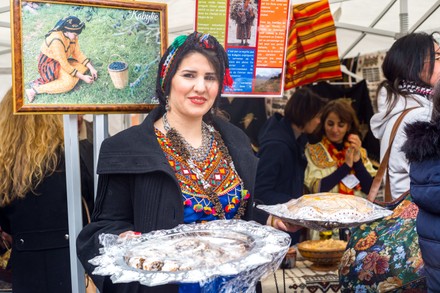 Woman Brings Cakes Share Celebration Yennayer Editorial Stock Photo ...