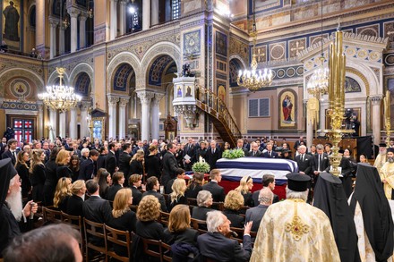 Funeral Procession Hm King Constantine Athens Editorial Stock Photo ...
