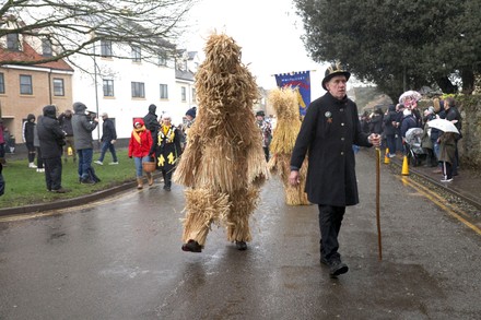 Whittlesea Straw Bear Festival Celebrates Old Editorial Stock Photo ...