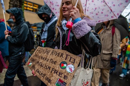 Students Climate Activists Marching Protest Against Editorial Stock ...