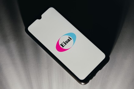 This Photo Illustration Eisai Logo Displayed Editorial Stock Photo ...